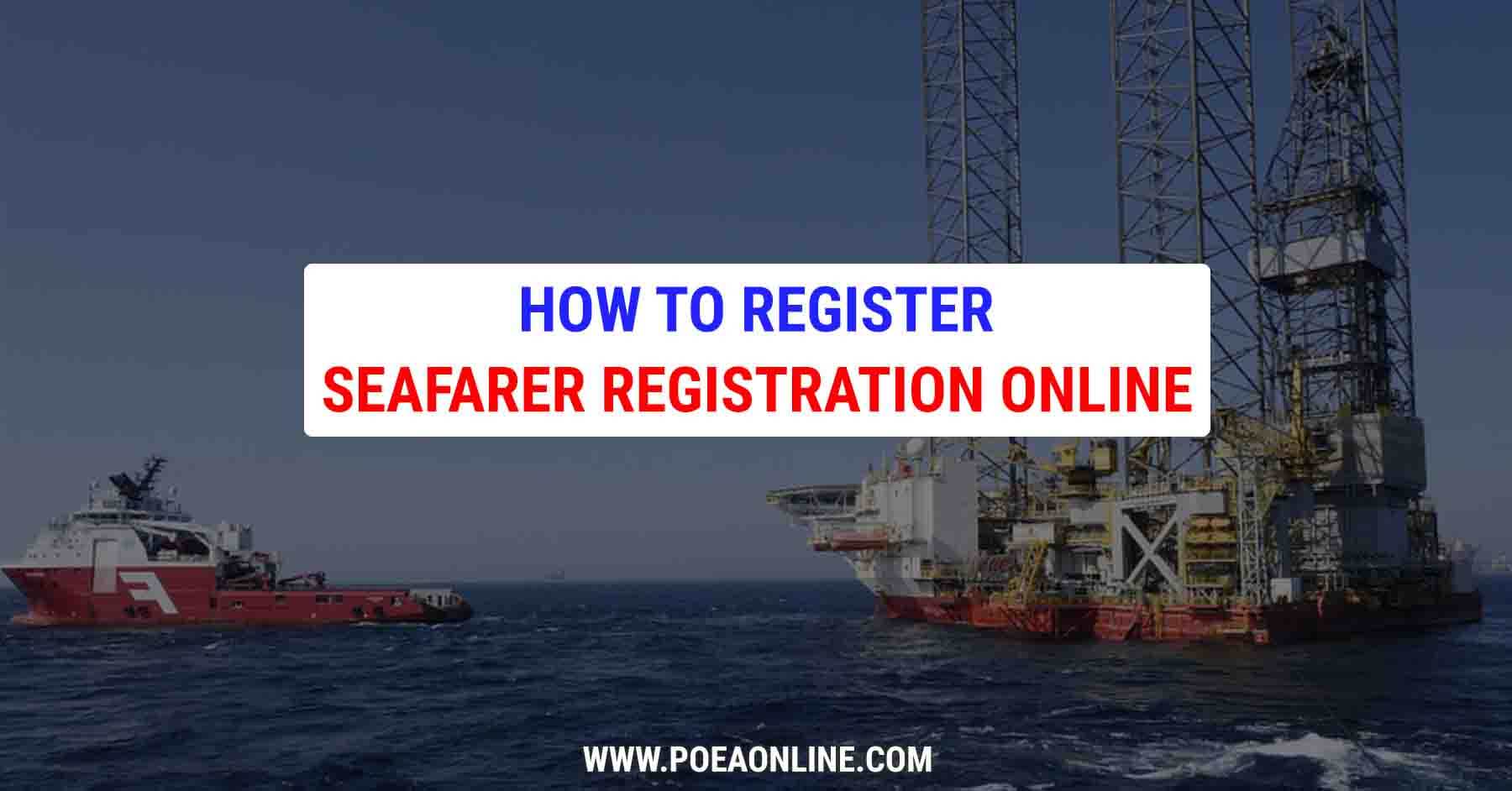 How To Get Seafarers Registration Number Online POEA Online